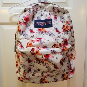 Jansport | Bags | New Jansport Superbreak Gray Aqua Dot Backpack Bag ...